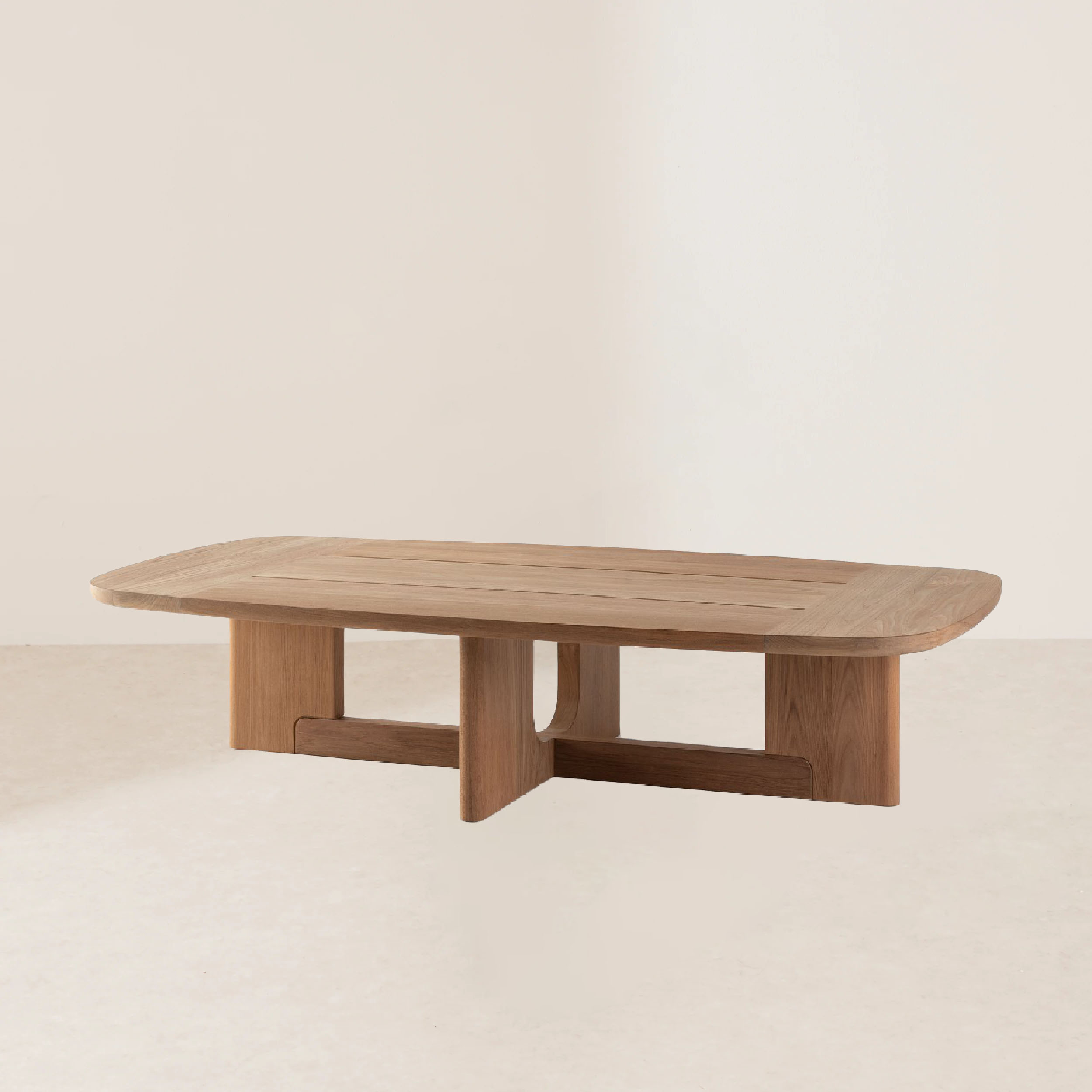 VHCT-013 Modern Wooden Geometric Shape Coffee Table – Vesshome